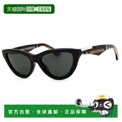 自营burberryBE4436U 41456G Yellow/Grey Mirror Silver - black