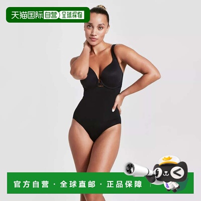 自营Assets By Spanx女式XL非凡效果高腰控制内裤JDM010-黑色 美