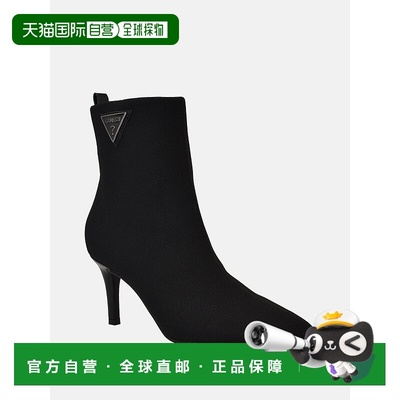 自营guessWellas Knit Booties - black 美国奥莱直发短靴女靴