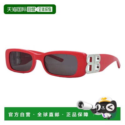 自营balenciagaBB0096S 015纯红色/灰色-纯红色 美国奥莱直发