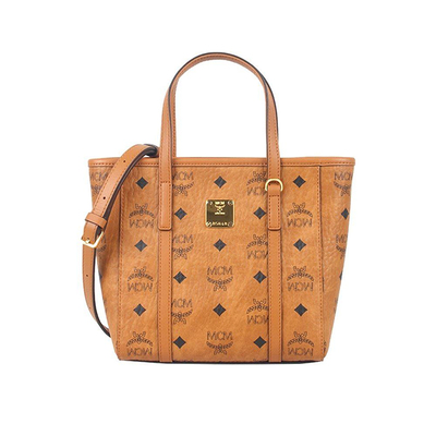 香港直邮Mcm女士迷你手提包经典老花满印子母包正品大容量托特包