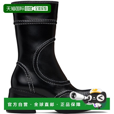 1h可退 香港直邮潮奢 miista 女士 黑色 Malene 中筒靴 E82623