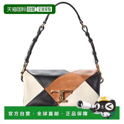 自营tod'sTOD’s T Timeless Leather & Suede Shoulder Bag - br