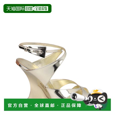 自营paris texasLaila Wedge Sandals - gold 美国奥莱直发凉鞋