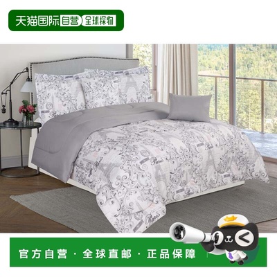 自营Bibb Home 5 Piece Comforter Set with Decorative Pillows