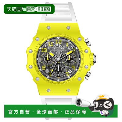自营Invicta男士Invicta Racing 43.5mm手表IN-69686-白色 美国奥
