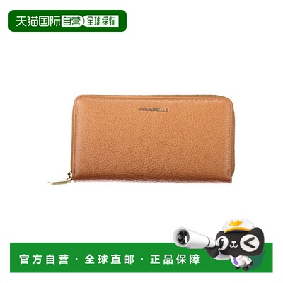 自营Coccinelle Leather Woman Women's Wallet - brown 美国奥莱