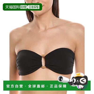 自营Robin Piccone Margot Bandeau Bra - black 美国奥莱直发