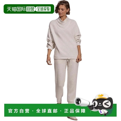 自营Women's Varley Betsy Sweatshirt Ivory Marl Stretch Cowl