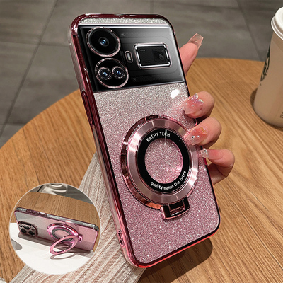 真我GT5轻奢磁吸支架全包壳高级