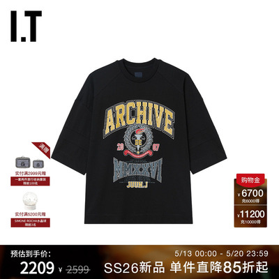 ITJUUN.J中长款落肩T恤
