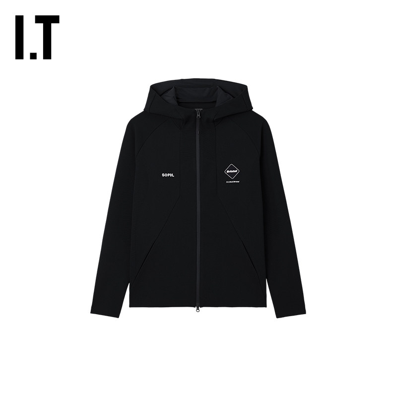 IT F.C.REAL BRISTOL男装连帽拉链卫衣新款酷感有型外搭260023MQ