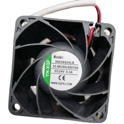 YH-XQF X6038G24LB DC 24V 0.3A 60x60x38mm 6厘米散热风扇