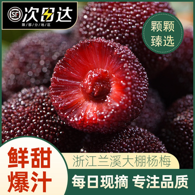 顺丰空运兰溪鲜甜大棚杨梅鲜果