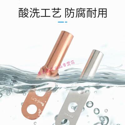 双孔铜鼻子DTS25/35/70/95/120/150/185/240/300平方线耳接线端子