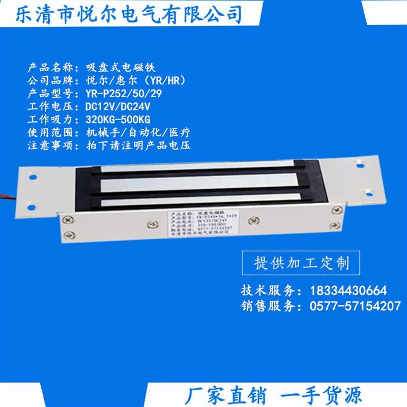 厂促P250c5528电磁铁 DC12V吸350KG电磁铁 DC24V吸500KG长方形品_虎窝淘
