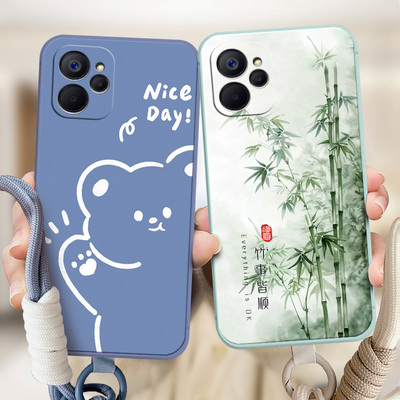适用于realme10手机壳opop时尚男女RMX3615全包边oopp小清新ppip卡通0pp0软硅胶OPPORealme10防摔真我10个性