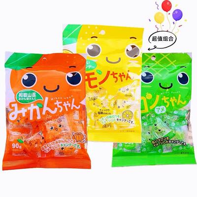 进口糖果日本零食川口果汁硬糖
