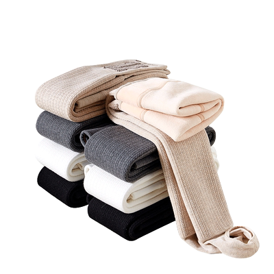 女童加绒麻花连裤袜一体打底裤