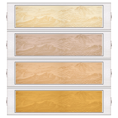 蜡染仿古宣纸卷轴书法作品专用