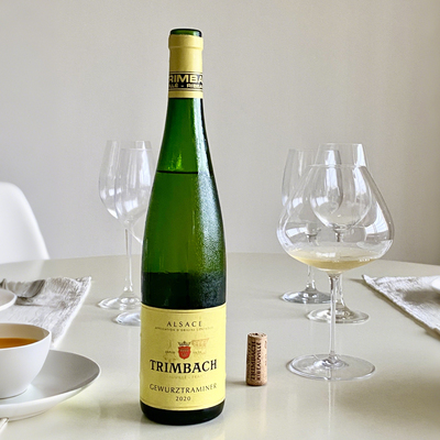 荔枝香料黄玫瑰 Trimbach婷芭克琼瑶浆半干白葡萄酒 法国原瓶进口
