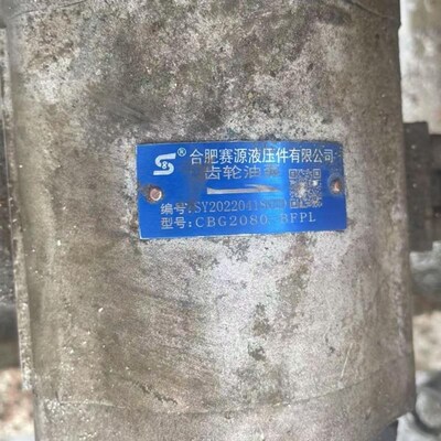 合肥赛源液压件 CBG20y80-BFPL 液压齿轮油泵全新
