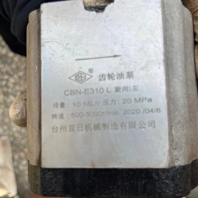 台州亚日机械液压 CnBN-E310L 液压油泵齿轮泵全新 品质保证
