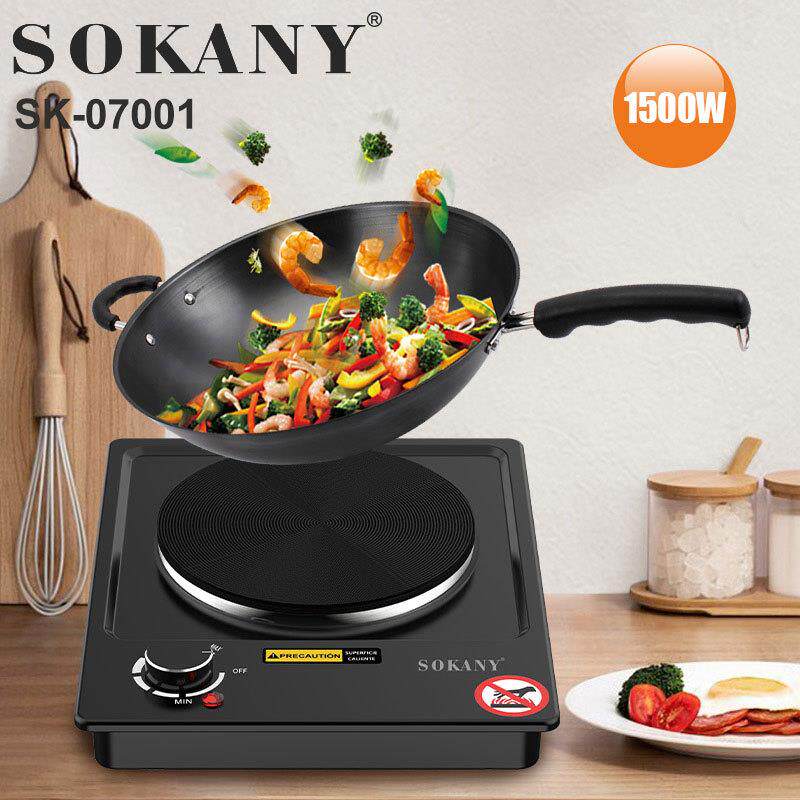 出口SOKANY07001电热炉家用电磁炉多功能电炉烧水炉单锅电炒炉