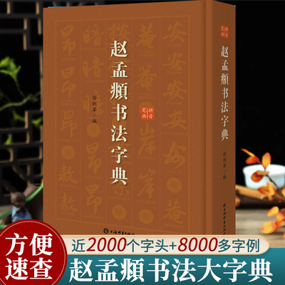 赵孟頫书法大字典上海辞书出版社