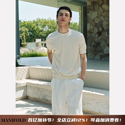 Manifold｜18针精梳棉拼色短袖