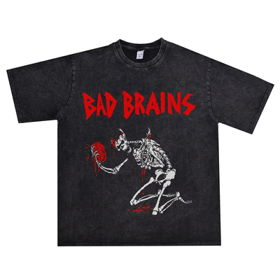 欧美摇滚根源雷鬼组合印花T恤