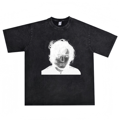 喷印Fujii Kaze藤井风专辑短袖印花T恤宽松重磅纯棉美式复古