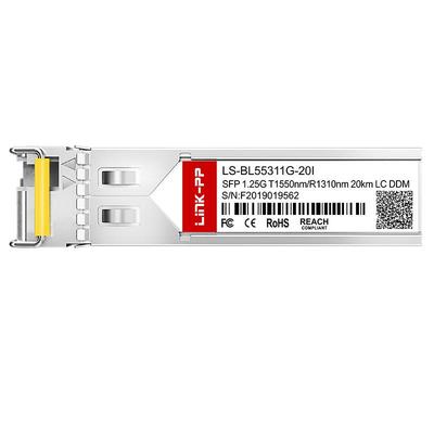 厂家直供 SMF 千兆 BiDi 1.25G 20km 光纤收发以太网SFP收发器