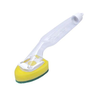 Integrated Liquid Storage Sponge Cleaning Brush: Built-in De