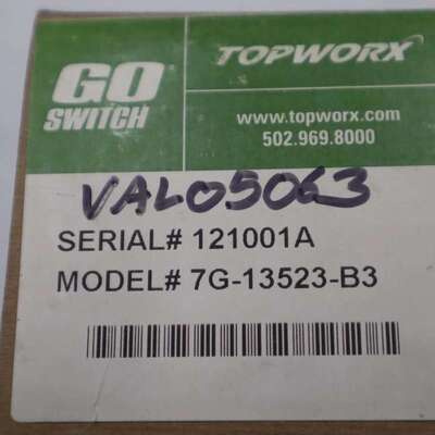 议价TOPWORX 7G-13523-B3 LIMIT SWITCHES LEVERLESS GO SWITCH S