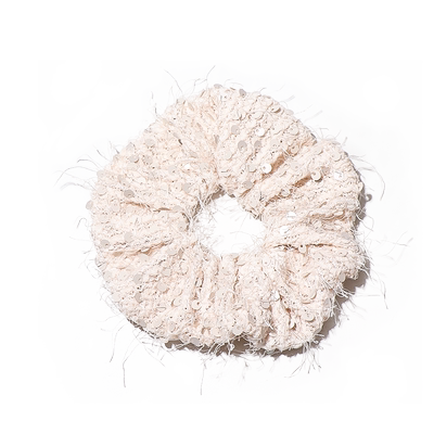 亮片毛绒橡皮筋大肠发圈高级感