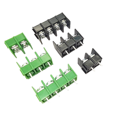 绿色可拼接边脚栅栏式接线端子