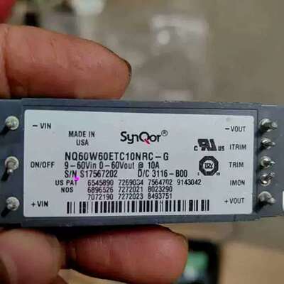 议价SYNQOR电源模组，NQ60W60ETC10NRC-G