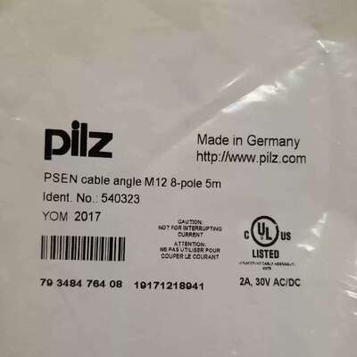 议价皮尔兹 540323 PSEN cIe angIe M12 8-poIe 5m