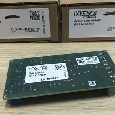 议价HAWE哈威EV 1 M 3-12/24+ KM 7831 010(带卡槽安装) 比例放大