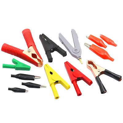 鳄鱼测试夹护套电线电源夹纯铜