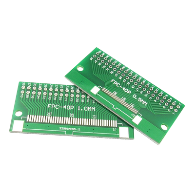 FPC 40p 转接板 FFC转2.54直插TFT 1mm 0.5mm间距双面转换板PCB