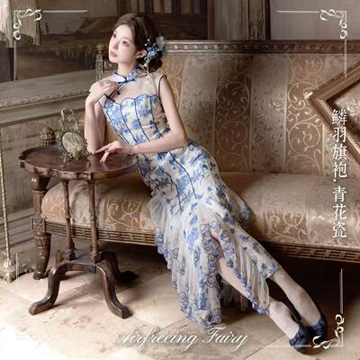 AF鳞羽旗袍定金2026中华风