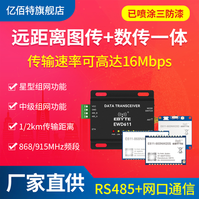 无人机远距离数传图传模块组网