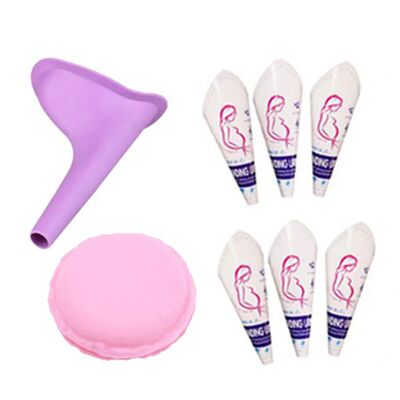 Woman Disposable Paper Urinal Reusable Silicone Urinal Comfo