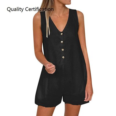 traight Shorts Playsuit Lady Elegant Playsuit Jumpsuit
