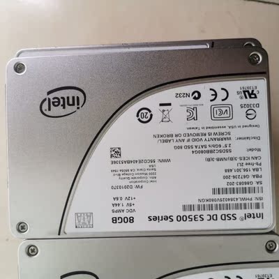 lntel/英特尔 s3500 80G