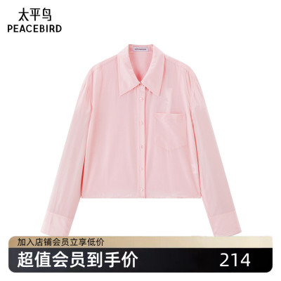 太平鸟女装冬季简约通勤衬衫A1CAF241S