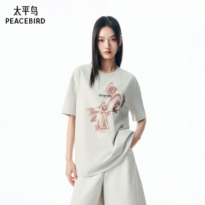 短袖街头风常规棉A1CNF3P38商场T