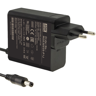 NGE30I/30U-P1J电源适配器30W 5/9/12/15/18/24/48V 壁挂可换插头